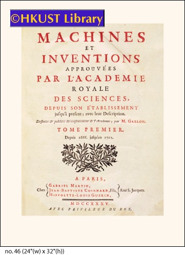 Gallon, Jean Gaffin, 1706-1775. ‹‹ Landmarks in Science & Technology: A ...